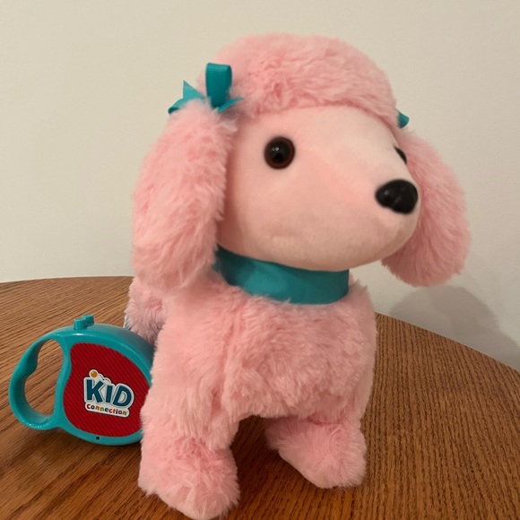 Toys | Kid Connection 9 Plush Poodle Walking Pet Pink | Poshmark